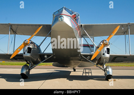 200 HP De Havilland Gipsy Queen 3 Engine mounted on a de Havilland DH ...