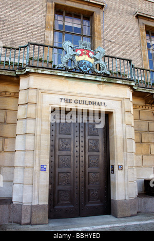 The Guildhall Cambridge Entrance Stock Photo - Alamy