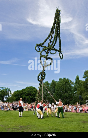 Midsummer in Sweden (Skansen Stock Photo - Alamy