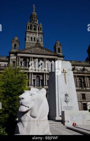 Cenotaph in Glasgow George Square Stock Photo - Alamy