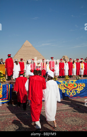Cairo American College (CAC) High School Graduation at the pyramids ...