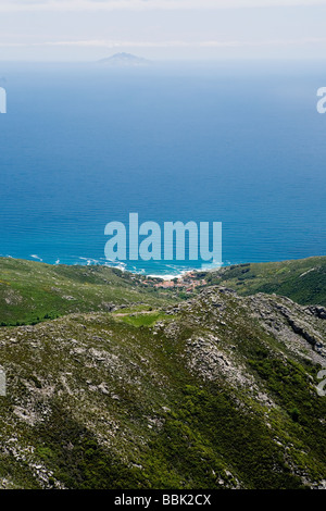 Elba, Italy: Monte Capanne. The highest peak of the island. The sea ...