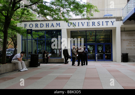Fordham University, Lincoln Center Campus Grounds in Springtime, NYC ...