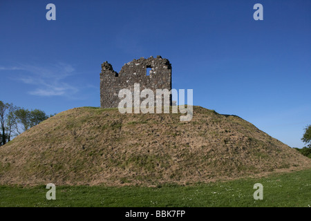 clough castle built on top of a norman motte and bailey in clough ...
