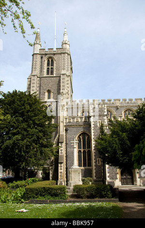 Croydon Parish church Stock Photo - Alamy