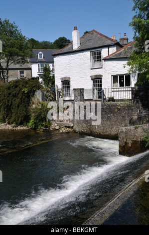 Village of Horrabridge Devon south west England on the edge of Dartmoor ...