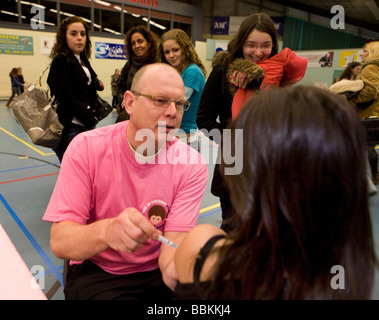 vaccination campaign against cervical cancer Stock Photo - Alamy