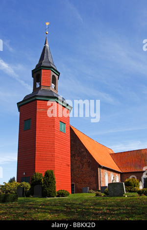 Trinitatiskirche church, historic church in Wewelsfleth, district ...