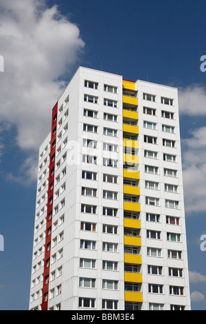 Plattenbau, pre-fab tower block, in Berlin, Germany Stock Photo - Alamy