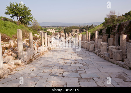 Ancient marble road leading through Ephesus in Turkey Stock Photo - Alamy