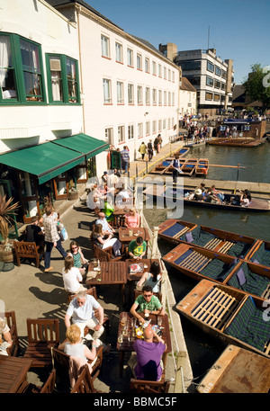 The Anchor Pub by the River Cam in Cambridge UK Stock Photo - Alamy