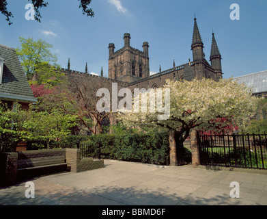Chester cathedral from the South East from the book ' Cathedrals ...