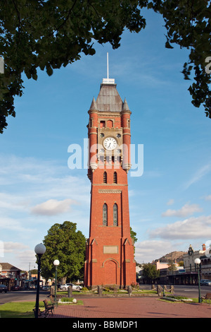 Red brick clock tower of Victoria Building, University of Liverpool ...