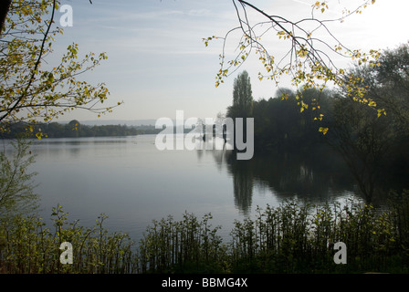Longford Lake, Chipstead, near Sevenoaks, Kent, England, UK Stock Photo ...
