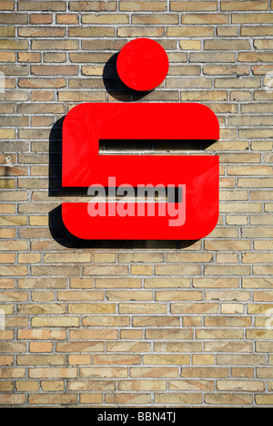 Sparkasse logo sign of the German savings bank. Logotype on the ...
