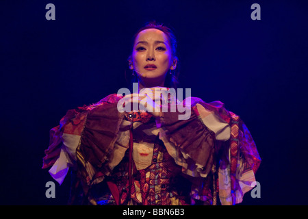 The Chinese singer Sa Dingding live at her exclusive Swiss concert in ...