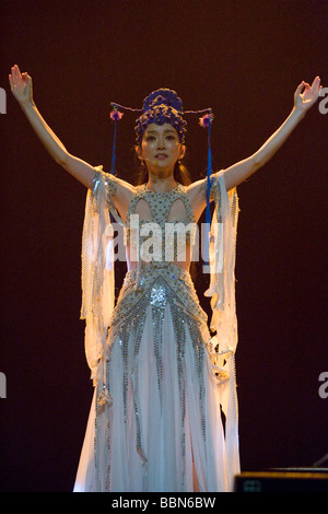 The Chinese singer Sa Dingding live at her exclusive Swiss concert in ...