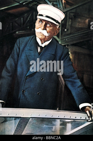Ferdinand Graf von Zeppelin (1838-1917), Inventor and Builder of First ...
