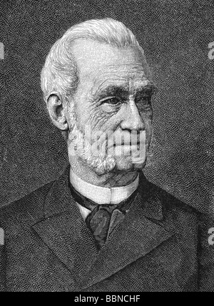 Bernhard Windscheid, 1817 - 1892, was a German jurist and a member of ...