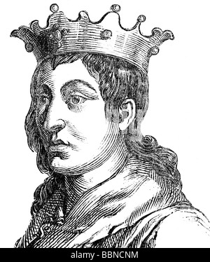 Childeric I, 457 - 481, King of the Salian Franks, portrait, Merovech ...