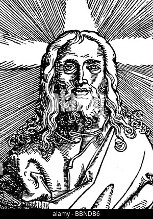 Jesus Christ, circa 4 BC - circa 33 BC, full length, "Baptism", John ...