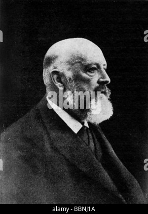 portrait of adolf von baeyer 1835 1917 chemist Stock Photo - Alamy