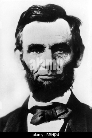 Portrait photo of Abraham Lincoln (1809 - 1865) - the 16th US President ...