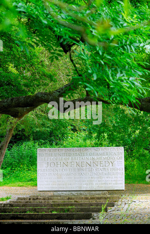 The Kennedy Memorial, Runnymede, Surrey. This memorial to assassinated ...