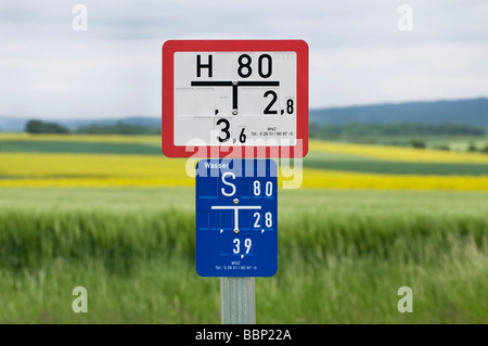 water, hydrant sign, slide plate, zeichen und symbolik, hydrant signs ...