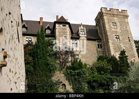 France, Allier, Montlucon, Dukes of the Bourbon castle Stock Photo ...