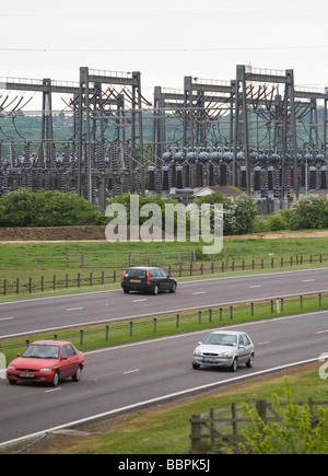 Rayleigh sub power station part of the National Grid in Essex U K Stock ...