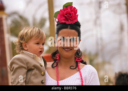 Children at Feria de Caballo horse festival Jerez Spain Stock Photo - Alamy