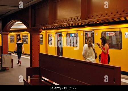 METRO LINE U2, ALEXANDERPLATZ, BERLIN, GERMANY Stock Photo - Alamy