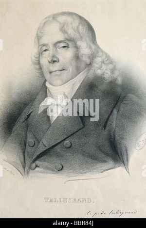 Charles Maurice de Talleyrand-Perigord (1754-1838) usually known as ...