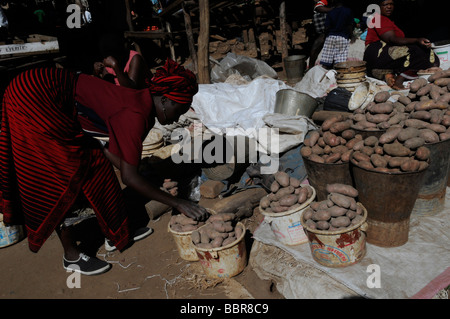 The vegetables market in Lilongwe capital of Malawi Africa Stock Photo ...