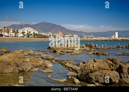 La Duquesa beach Manilva Malaga Andalusia Spain Stock Photo - Alamy