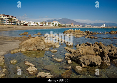 La Duquesa beach Manilva Malaga Andalusia Spain Stock Photo - Alamy