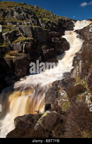 Cauldron Snout waterfall, northern Pennines, England Stock Photo ...