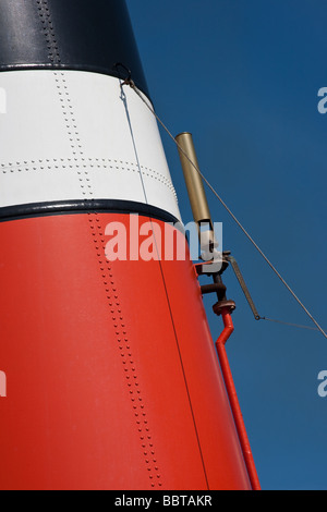 Steam ship funnel Stock Photo - Alamy