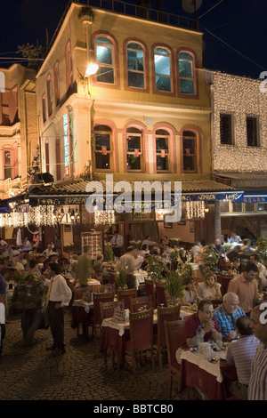 Restaurants, Kumkapi district, Istanbul, Turkey, Europe Stock Photo - Alamy