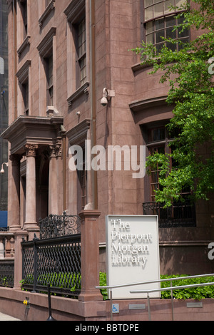 The Morgan Library & Museum, building exterior, New York City, New York ...