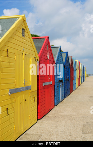 Beach huts at Mundesley, Norfolk, England, UK Stock Photo - Alamy