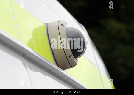 mobile safety camera van on bridge over uk motorway Stock Photo - Alamy