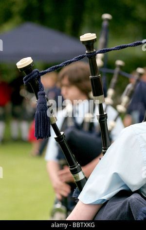 8th Innerleithen Pipe Band Championships - Scottish Borders Stock Photo ...