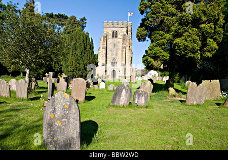St Mary Magdalene's Church Rusper West Sussex UK in winter Stock Photo ...