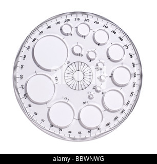 clear Plastic Measuring devices protractor protractors Stock Photo - Alamy