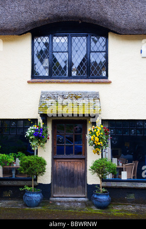 Primrose Cottage Tea Rooms Lustleigh Devon England Stock Photo - Alamy