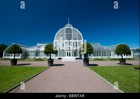 Palm House in the park of the Gothenburg Garden Association, Gothenburg ...