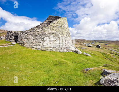 Doune Broch Carloway on the west coast of Lewis in the outer Hebrides ...
