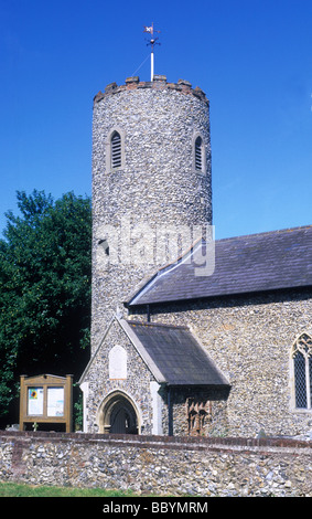 Colney Norfolk Anglo Saxon round tower towered church English churches ...